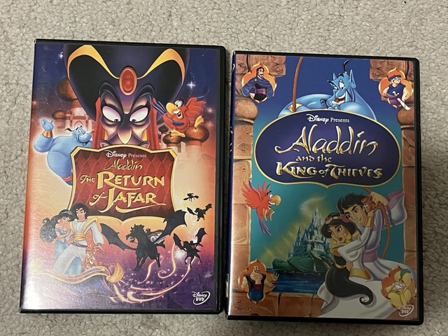 WALT DISNEY ALADDIN 2 & 3 Sequel Return Of Jafar & King of Thieves DVD 2005 Lot £23.21 - PicClick UK