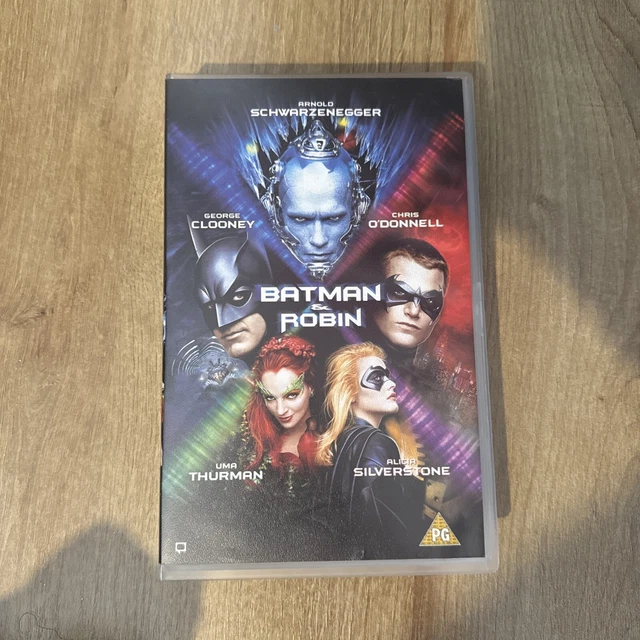 BATMAN & ROBIN VHS Big Box Ex Rental 1997 With receipt £8.99 - PicClick UK