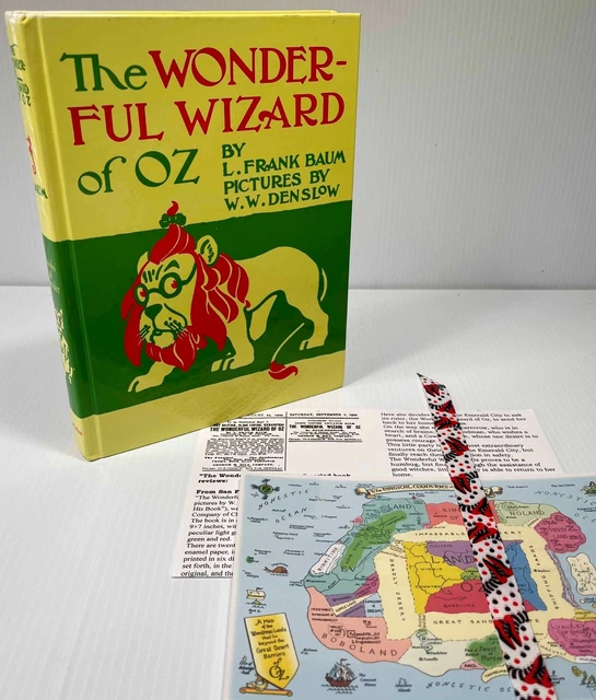 THE WONDERFUL WIZARD of Oz, & MAP~Facsimile of 1900 First Edition~ L ...