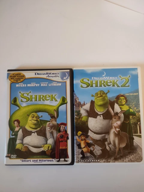 SHREK, SHREK 2 DreamWorks Animation DVD Bundle $5.46 - PicClick CA