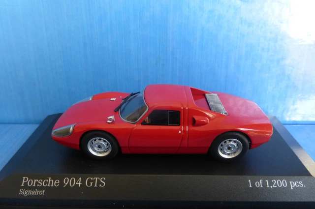 PORSCHE 904 GTS Signal Red 1962 Minichamps 400065722 1/43 Rouge Rosso ...