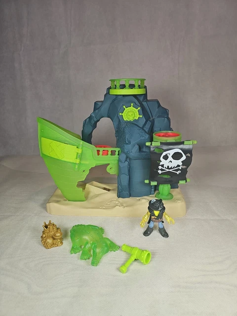 FISHER-PRICE IMAGINEXT GHOST Pirate Island Playset & Modellino Ghost ...