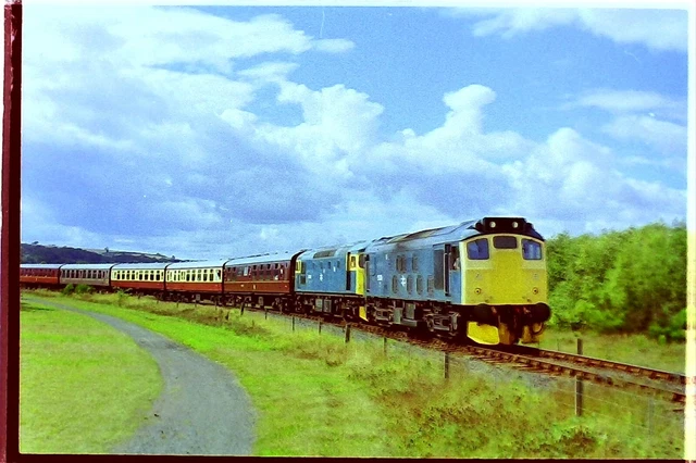35MM RAILWAY COLOUR Negative Class 25 235 and 27 001 at Bo'ness £1.95 ...