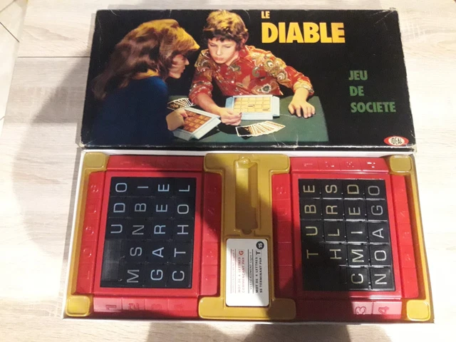 ANCIEN JEU DE Société - LE DIABLE - Idéal Toy 1970 - Jeu de lettres EUR ...