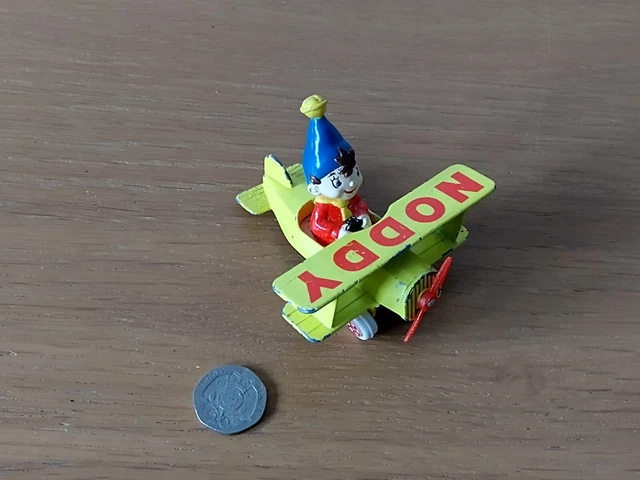 VINTAGE NODDY PLANE 1985 ERTL Die Cast Vintage Classic Toy USA TV ...
