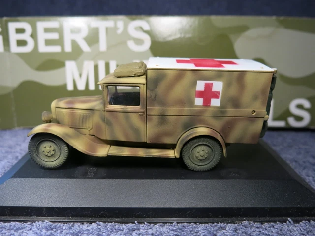 SOLIDO / BMM CAPTURED Citroen C4f , Wehrmacht Ambulance , France 1944 ...