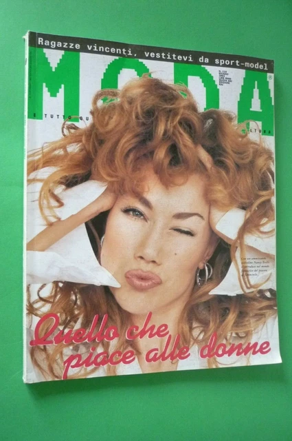 FASHION MAGAZINE 1993 Nancy Brilli+Mel Gibson+Chiara Mastroianni ...