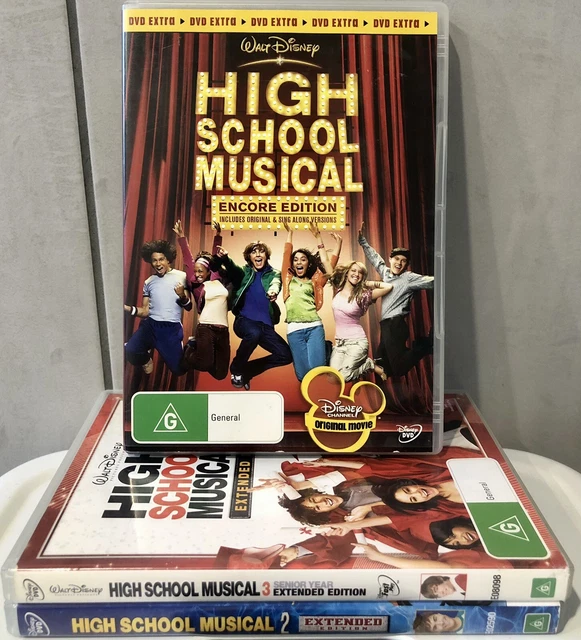 HIGH SCHOOL MUSICAL: 3-Movie Collection DVD Lot Disney Movies $13.75 ...