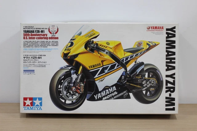 MOTO BIKE TAMIYA KIT 1/12 YAMAHA YZR-M1 50th ANNIVERSARY N°14104 £120. ...