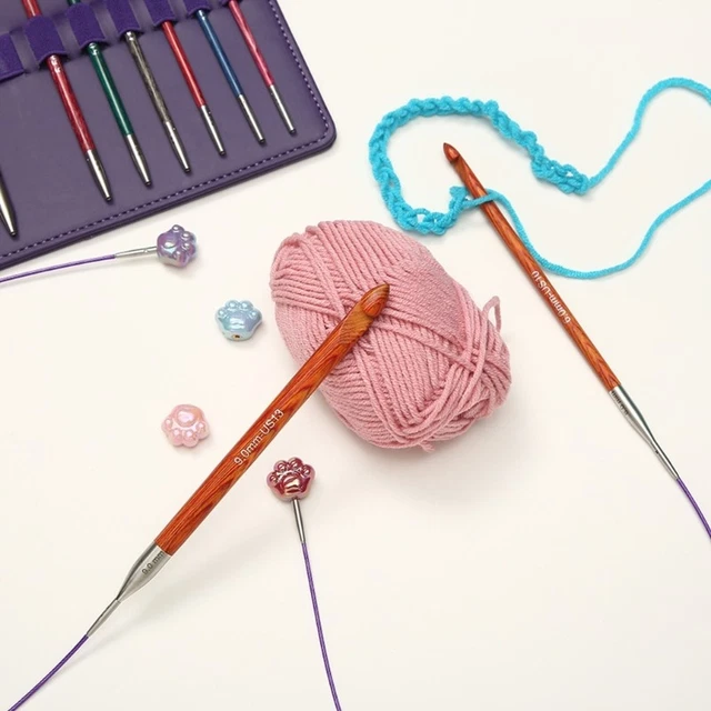 TUNISIAN CROCHET HOOK Set Interchangeable Crochet Hook Set for ...