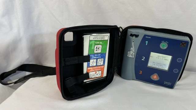 PHILIPS HEARTSTART FR2+ AED Defibrillator With Case.Without BATTERY ...