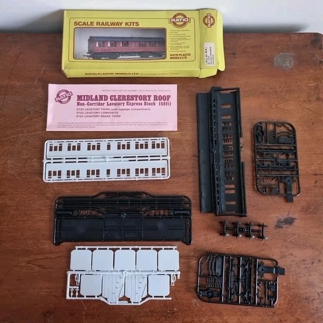 RATIO 5722 LMS Clerestory Composite Coach Kit OO/HO Gauge Unbuilt Boxed ...