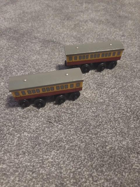 EXPRESS COACHES FOR Thomas & Friends Wooden Railway Learning Curve RARE ...