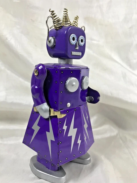 SCHYLLING, ELECTRA ROBOT Tin Wind-Up Walking Mechanical Woman - Boxed £ ...