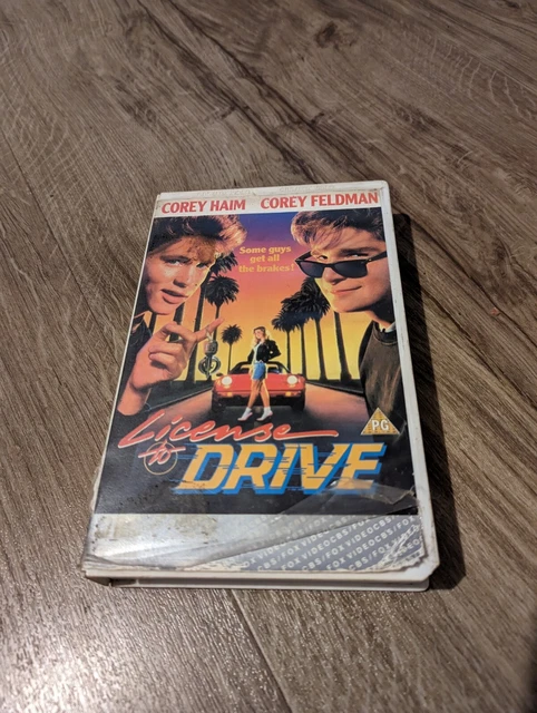 1989 LICENSE TO Drive VHS Video Tape Corey Feldman Haim Rare £11.50 ...