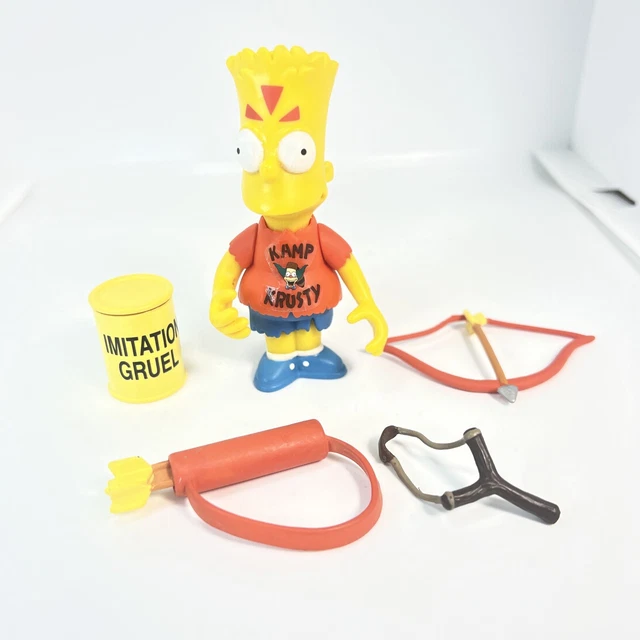 PLAYMATES THE SIMPSONS KAMP KRUSTY BART SIMPSON FIGURE World of ...