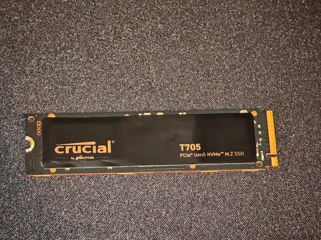 FASTEST 2025 gen 5 nvme SSD Crucial T705 1TB RPR is: 212£ cheapest on ...
