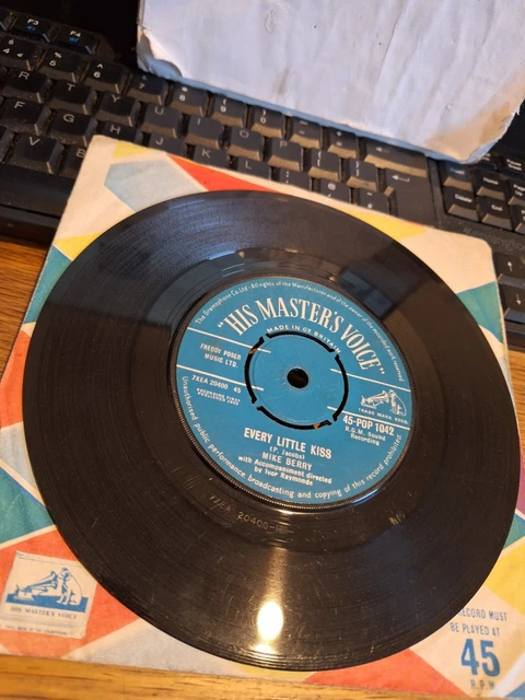 MIKE BERRY EVERY Little Kiss Joe Meek Rgm Hmv Uk Vg- 7" 45 Vinyl Record ...