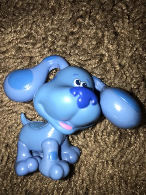 NICKELODEON BLUE'S CLUES Rare Figure Blue Cake Topper Figures 2 Inch ...