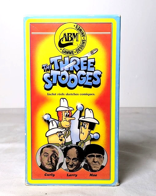 RARE ABM THREE Stooges – Animated + Real Sketches – French VHS $10.99 - PicClick CA