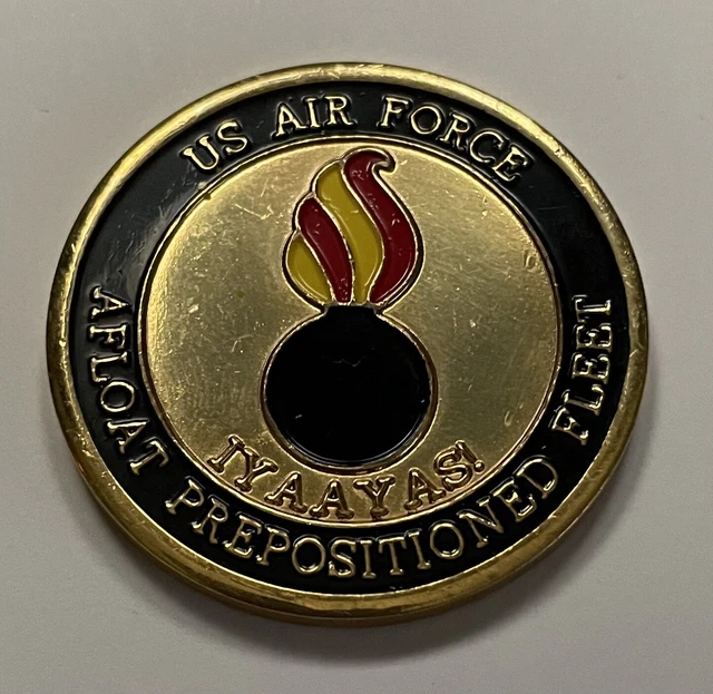 USAF AFLOAT Preposition Fleet Challenge Coin £11.41 - PicClick UK