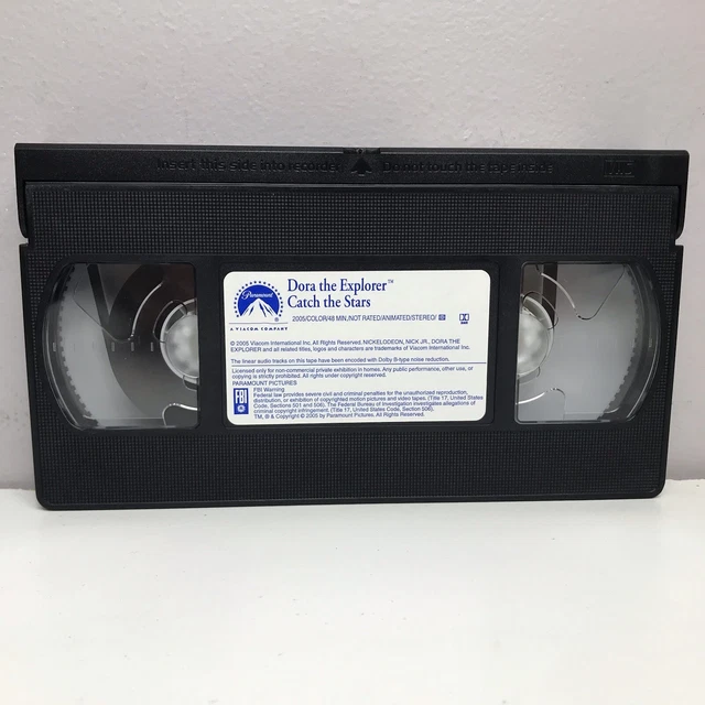 NICK JR DORA the Explorer Catch Stars VHS Tape Only BUY 2 GET 1 FREE ...