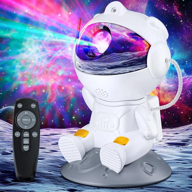 ASTRONAUT GALAXY PROJECTOR 360° Rotating Star Lamp 8 Nebula Modes 2 ...