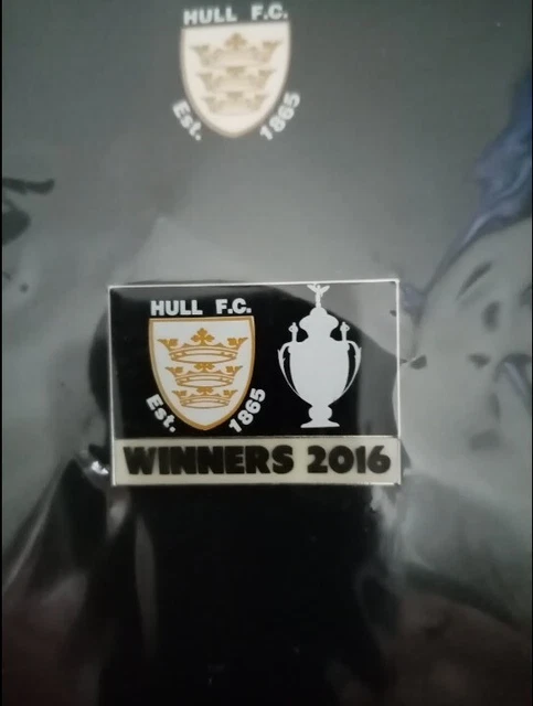 OFFICIAL HULL FC Challenge Cup Final 2016 Winners Pin Badge £9.99 ...
