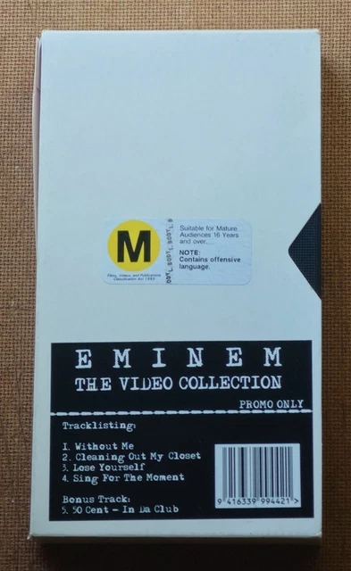 EMINEM THE VIDEO Collection Promo Only | VHS | PAL | Universal £130.67 ...