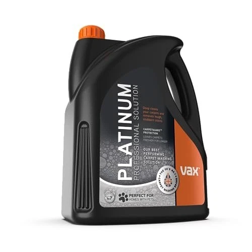 VAX PLATINUM PROFESSIONAL 4 Litre Carpet Cleaner Solution, Deep Cleans ...
