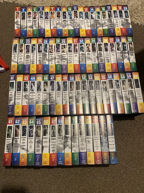 “BOXERS” VHS COLLECTION - Complete Set 75 Boxing Legends Fights ...
