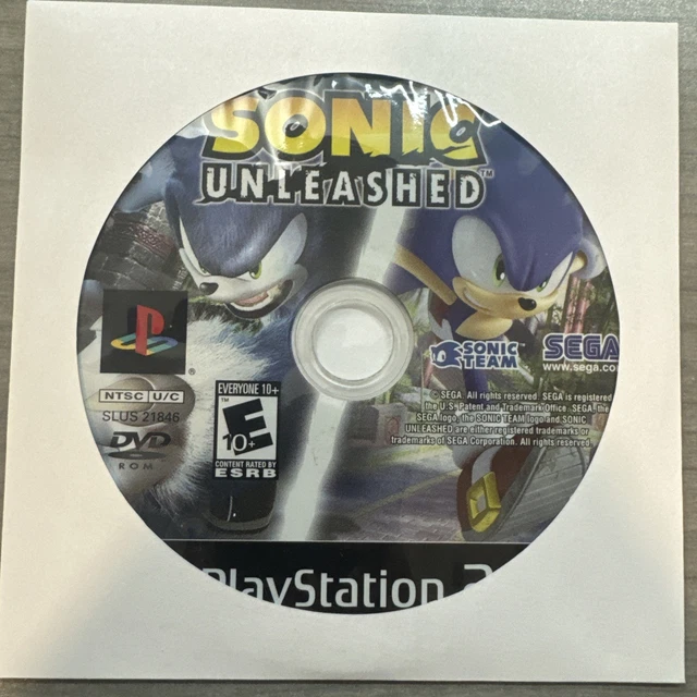 SONIC UNLEASHED (SONY PlayStation 2, 2008) Disc Only Cleaned £8.92 - PicClick UK