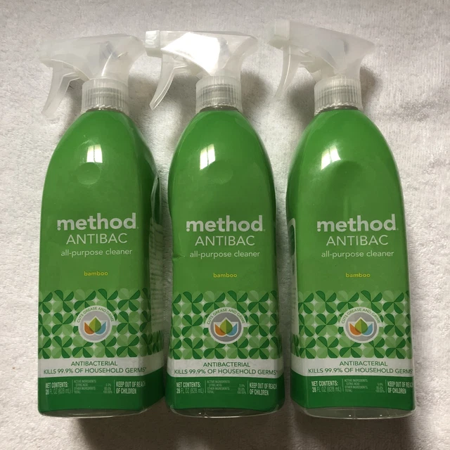 METHOD® ANTIBAC ALL-PURPOSE Cleaner, Spray, 28-oz. Bamboo Scent, 3 $33. ...