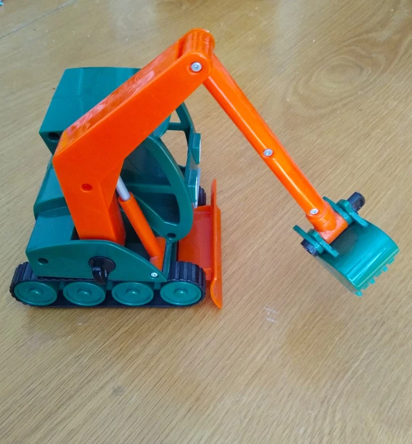 BOB THE BUILDER GRABBER Vehicle Cbeebies Vintage Friction Toy £14.99 ...