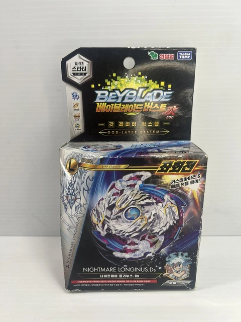 TAKARA TOMY BEYBLADE Burst B-97 Starter Nightmare Longinus .Ds vendeur ...
