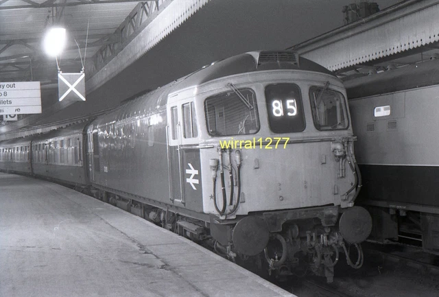 ORIGINAL RAILWAY PHOTOGRAPHIC negative Class 33 33110 at Bristol £3.00 ...