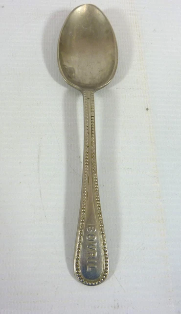 VINTAGE PELICAN SILVER Plate Bovril Advertising Spoon - Collectable £10 ...