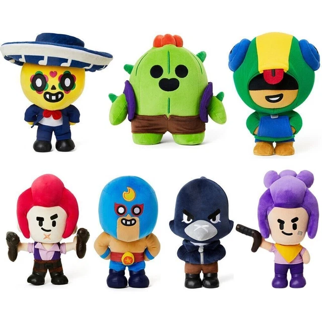 BRAWL STARS PLUSH Doll Spike Shelly Clot Pillow Doll Toy Gift 10" TGYU ...