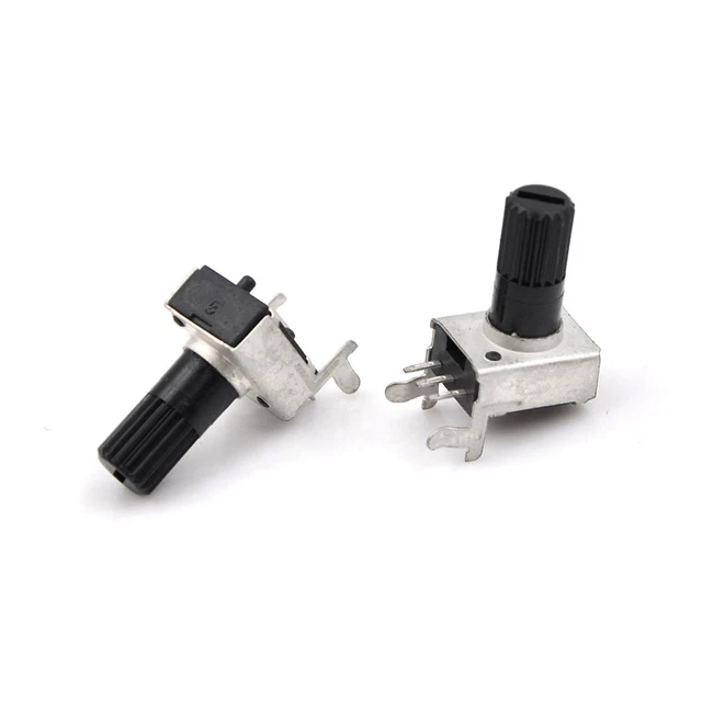 10X RV09 TYPE Vertical Adjustable Potentiometer / Variable Resistor 5 ...