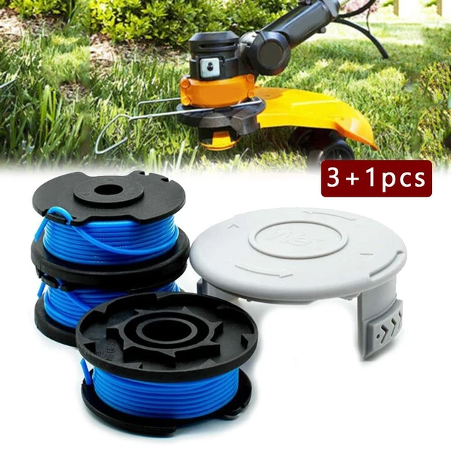 POUR BOBINES TONDEUSE à cordes ligne remplacement débroussailleuse avec couver EUR 11,21 ...
