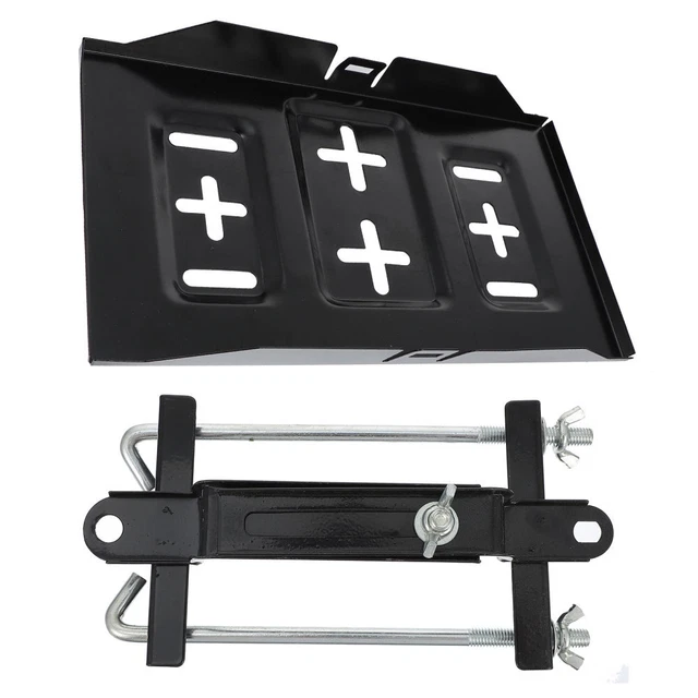 VEHICLE BATTERY RACK Car Bracket Organizer Fixing Holder Storage £31.58 ...