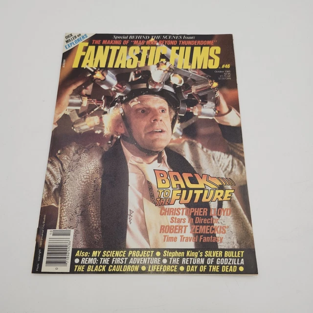 FANTASTIC FILMS MOVIE Magazine #46 October 1985 Back To The Future EUC ...