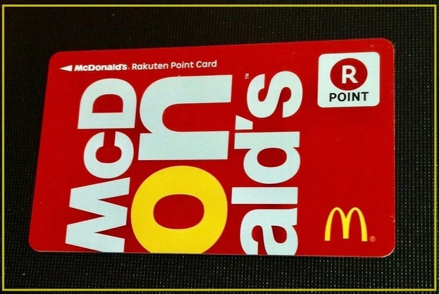 🇯🇵 JAPAN 🇯🇵 Mcdonald’s Member Point Card / Gift Card ----- Rare ...