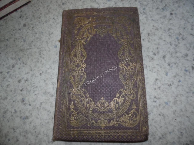 1862.IMPRESSIONS D'UN PÉLERIN Terre Sainte.Jérusalem.Becq.cartonnage ...