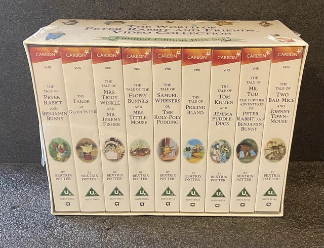 TALES OF BEATRIX Potter VHS Box Set New & Sealed - Peter Rabbit & More ...