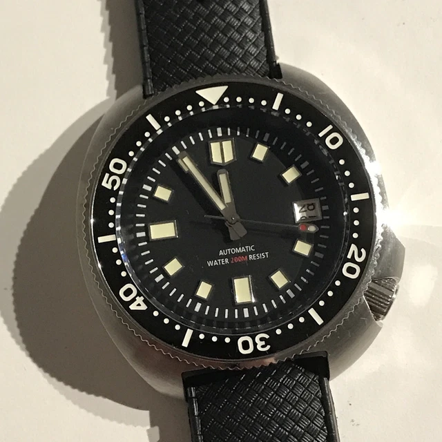 MONTRE DIVER MOD Turtle Mouvement Automatique Seiko NH35 Look Willard ...