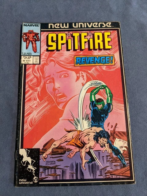 SPITFIRE VOL 1 No 8 May 1987 Marvel Comics New Universe $9.00 - PicClick CA