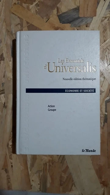 LIVRE ENCYCLOPÉDIE EN cuir les essentiels d'universalis économie et ...