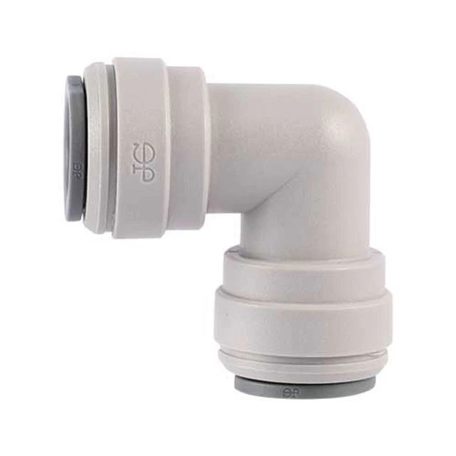 JOHN GUEST EQUAL Elbow Connector 3/8" PF Water Tube Fitting PI0312S £4. ...