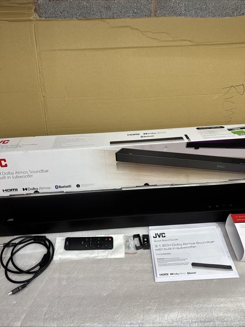 JVC TH-D565B 3.1.2 270W All-in-One Sound Bar with Dolby Atmos £99.99 ...